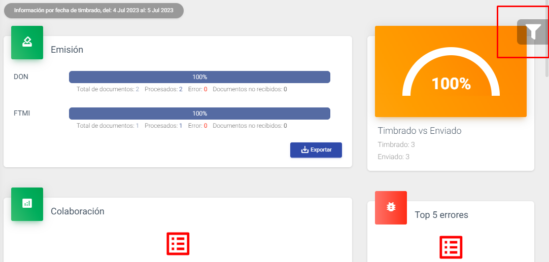 ¿Cómo filtrar la información del dashboard? – CDC